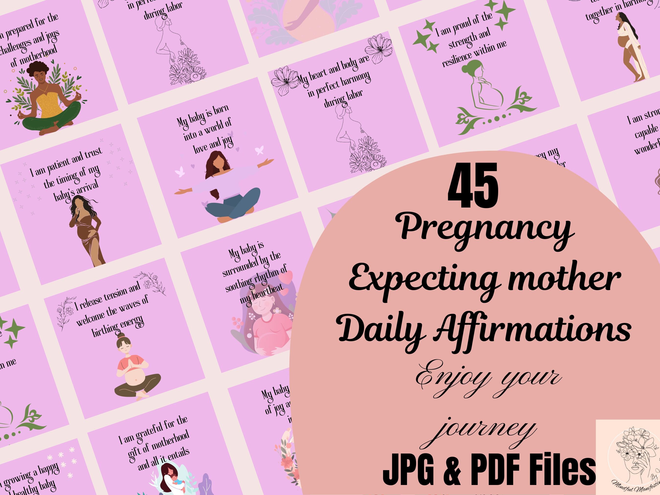 Birth Affirmation Cards | Pregnancy Affirmation Cards | Healthcare ...