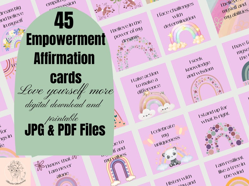 Affirmation Cards Printable Daily Affirmation Cards Positive ...