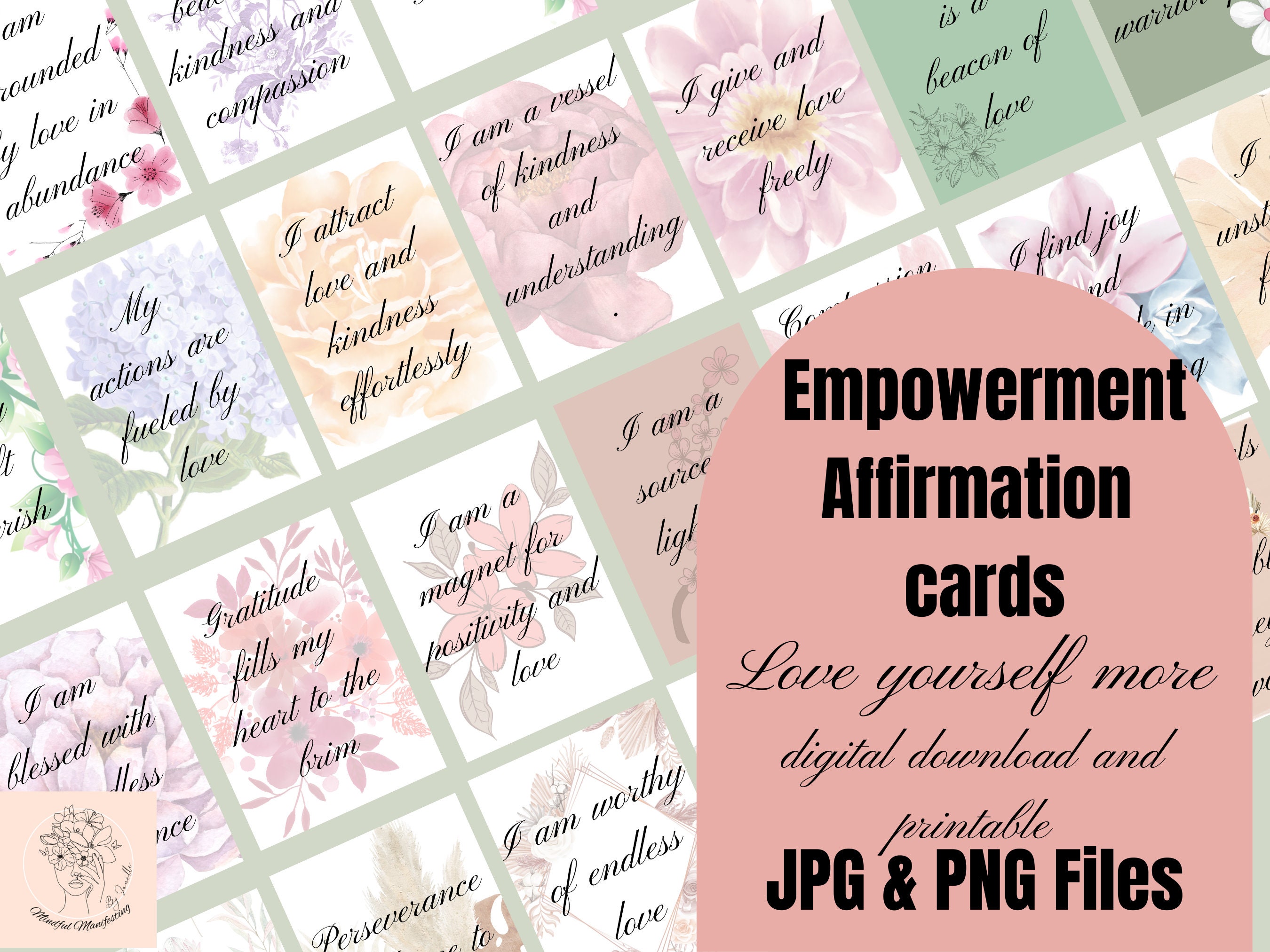 Printable Affirmation Cards | Self Affirmation Cards | Manifestation ...