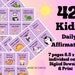 Printable Kids Affirmation Cards Kids Lunch Box Notes Printable ...