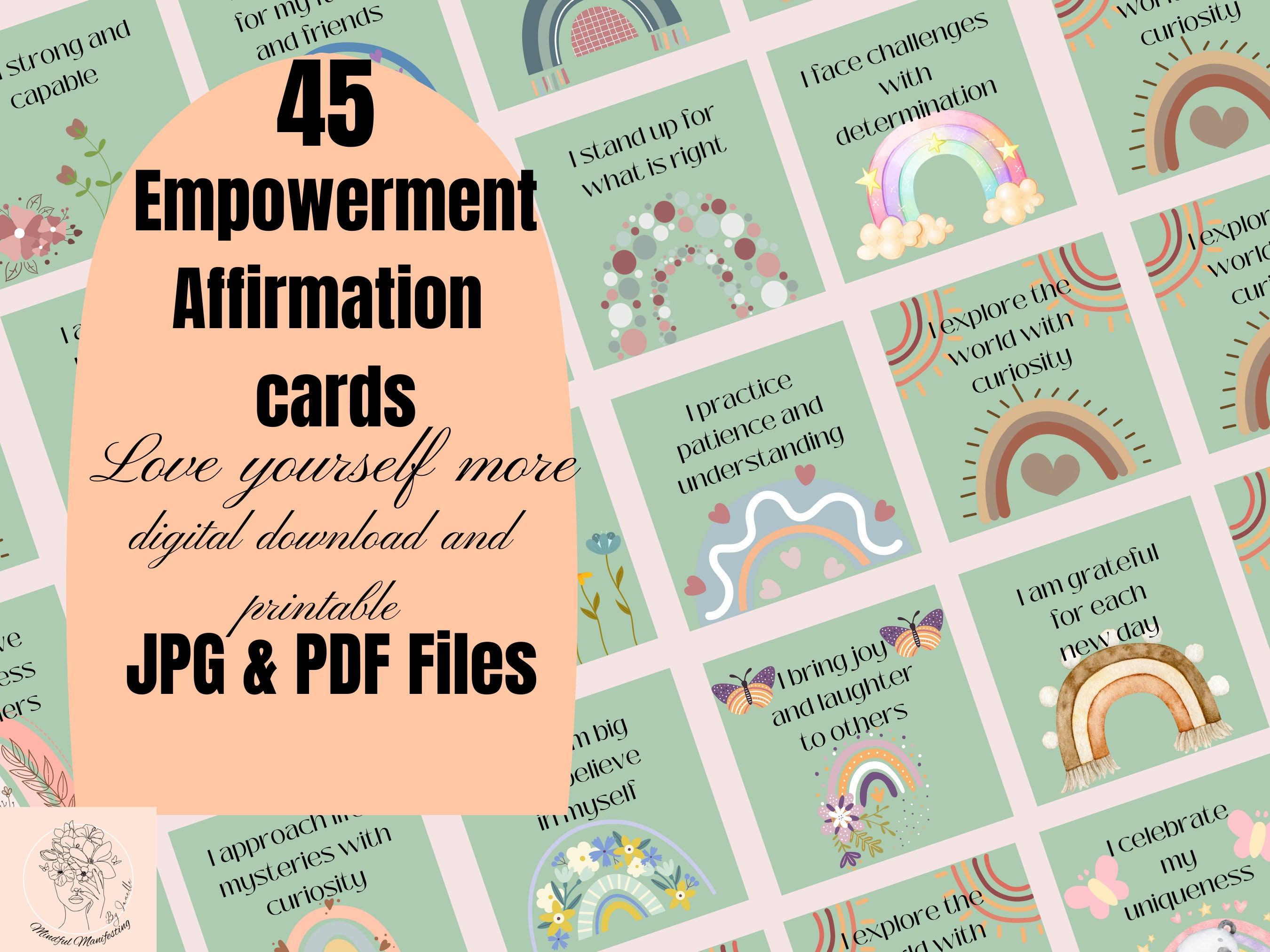 Positive Affirmation Cards Printable Affirmation Cards Inspirational ...