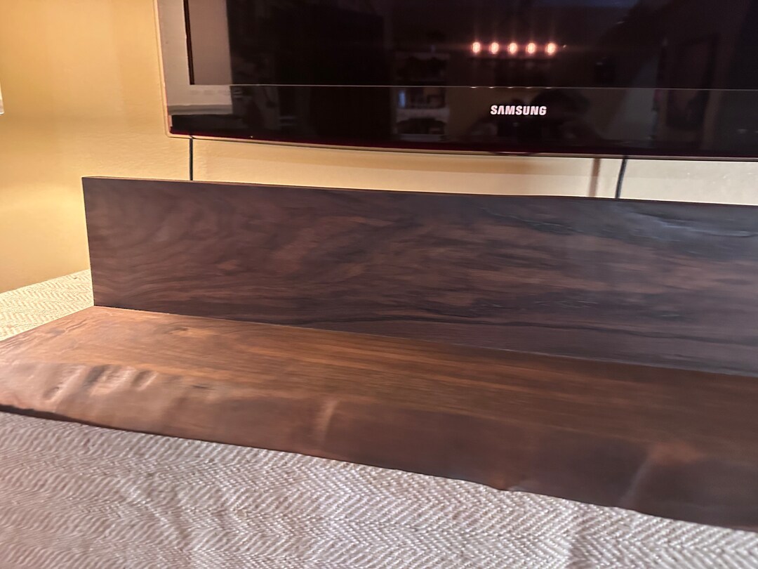 Live Edge Walnut Shelf - Etsy