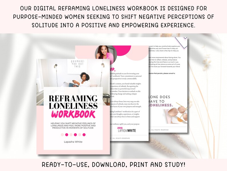 Reframing Loneliness Digital Workbook, Limiting Beliefs, Workbook for ...