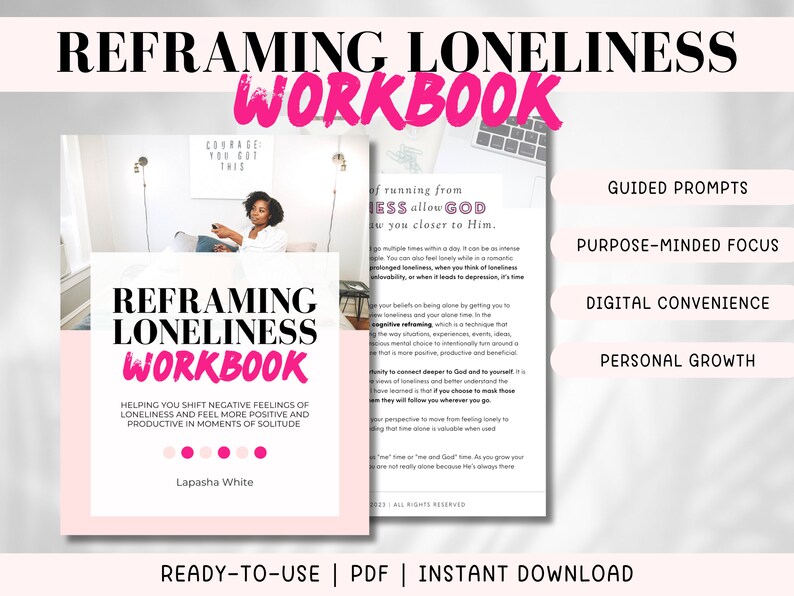 Reframing Loneliness Digital Workbook, Limiting Beliefs, Workbook for ...