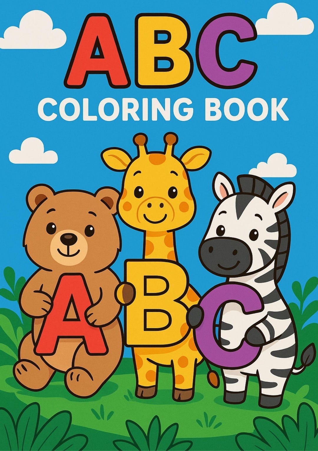 Coloring Book Printable - Etsy