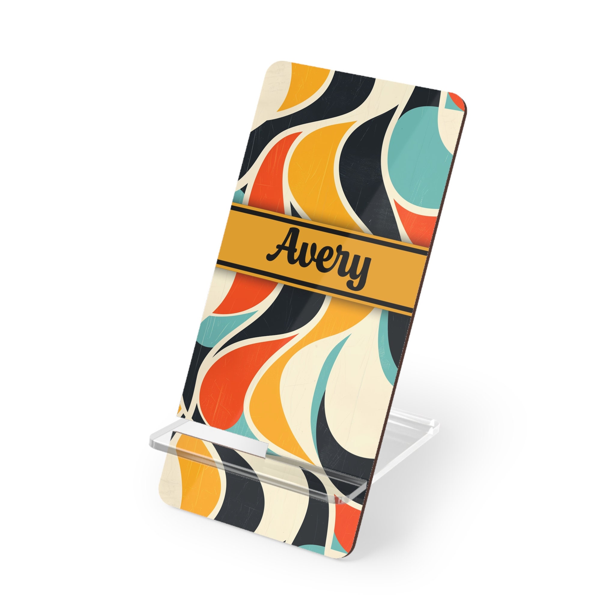 Retro Pattern Phone Stand, Custom Holder, Stand for Phon, Phone Stander ...