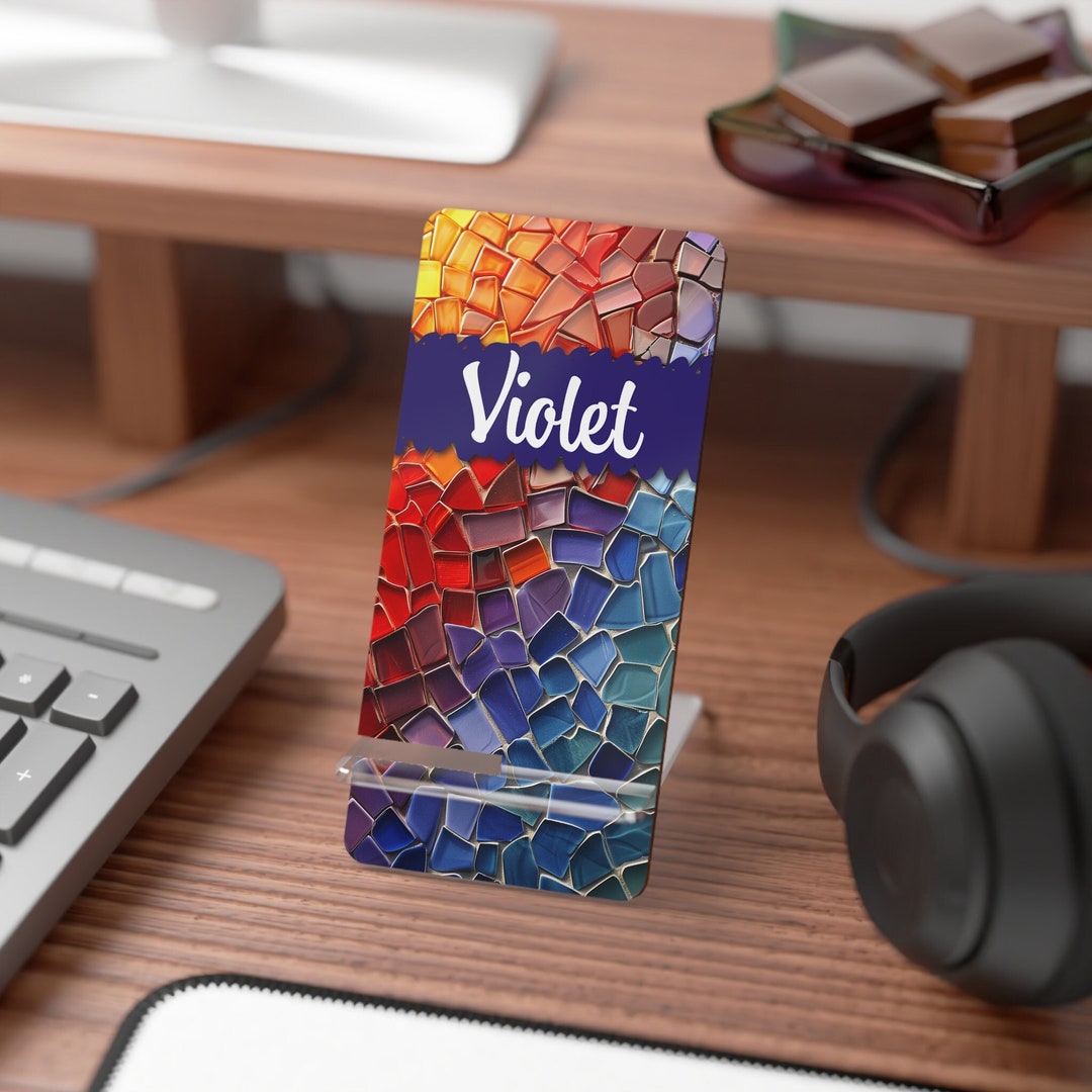 Mosaic Phone Stand, Custom Phone Stand, Holder for Phone, Phone Se ...