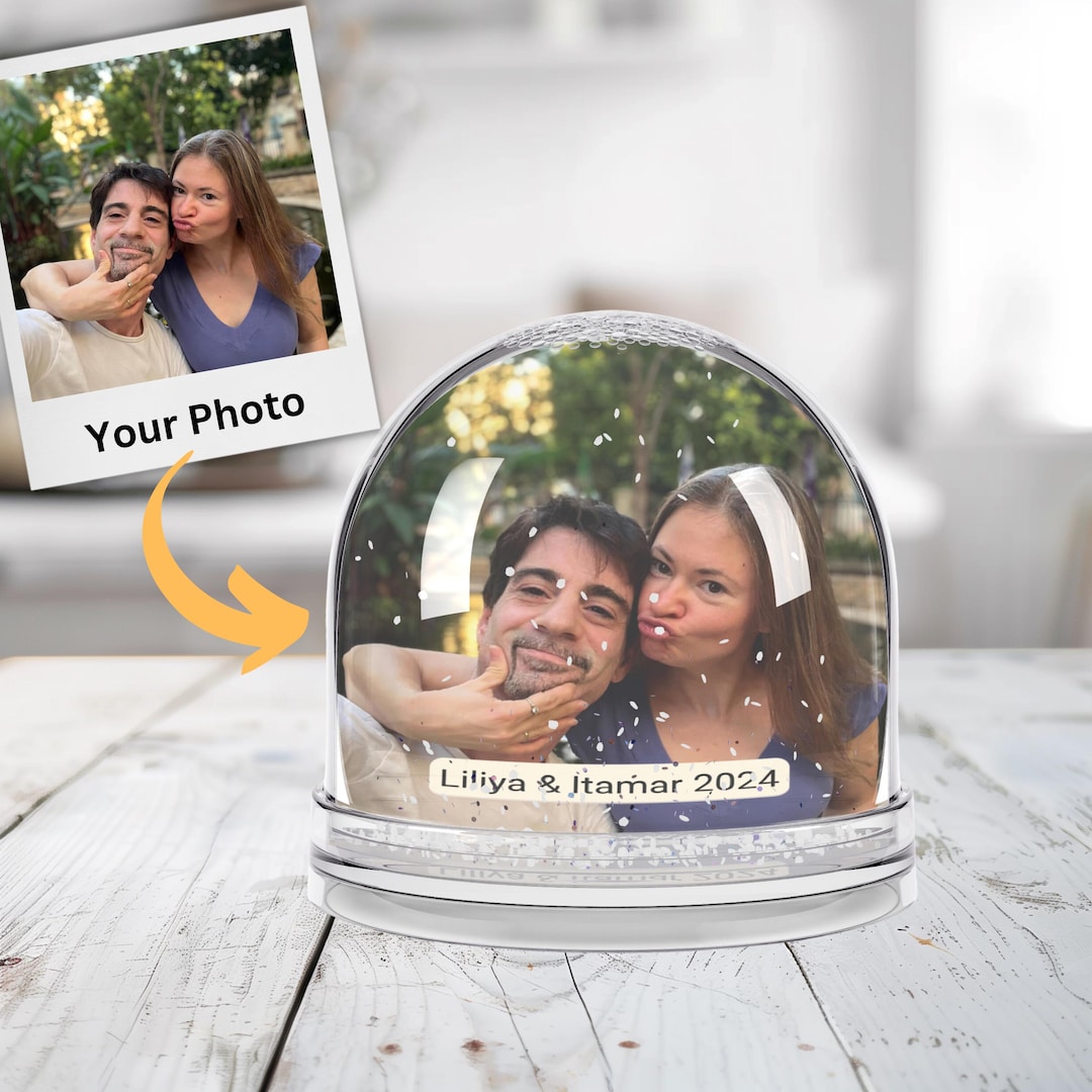 Personal Snow Globe Custom Photo, Memorable Keepsake Present Family ...