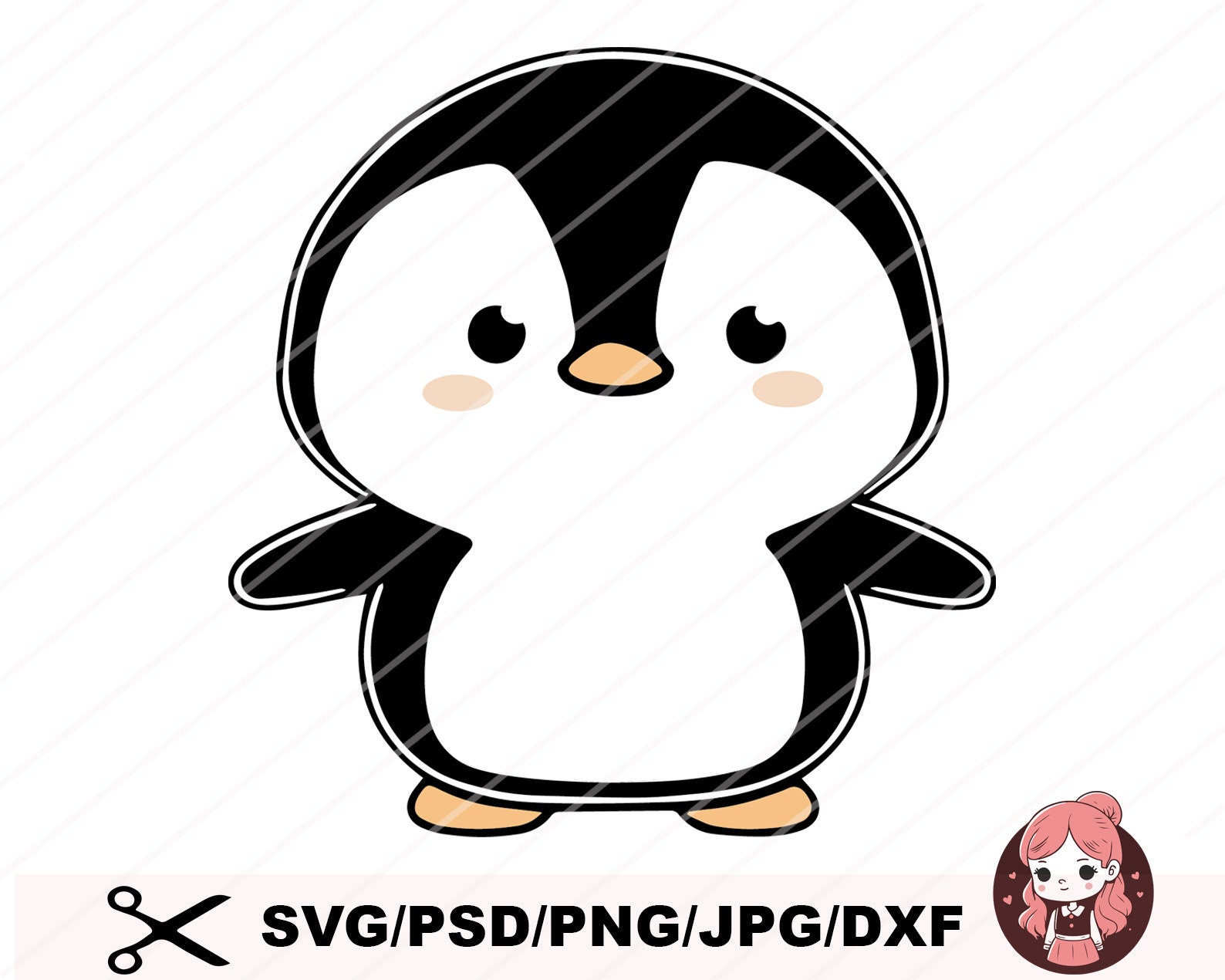 Penguin Clipart, Cute Penguin Svg, Penguin Svg Cricut, Penguin Shirt ...