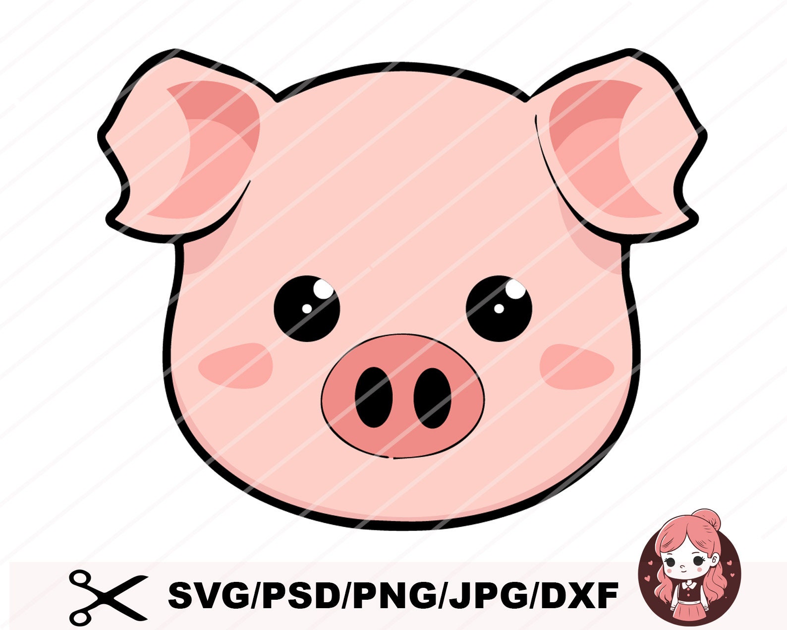Farm Animal Faces SVG, Animal Cricut Cut Files, Farm Bundle Svg, Cow ...