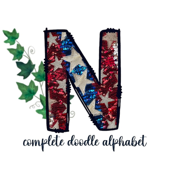 Fourth of July Alphabet - Etsy