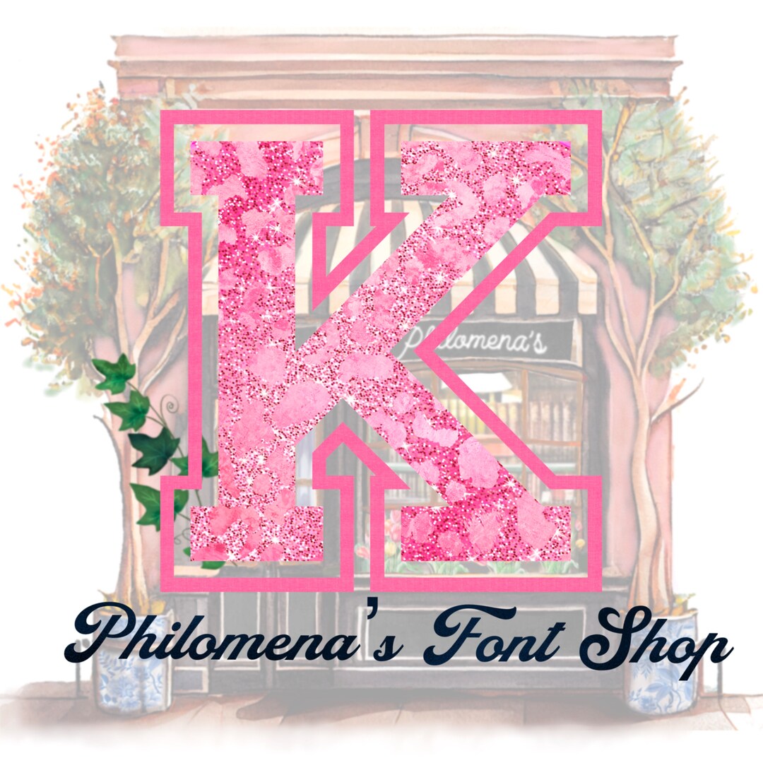 Varsity Letters Alphabet Font Png,clipart College Merch Glitter Sequins ...