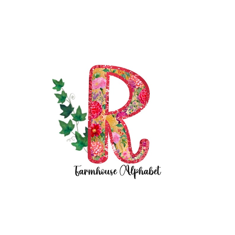 Farmhouse Font, Alphabet, Font, PNG, Clipart, Sublimation, Watercolor ...