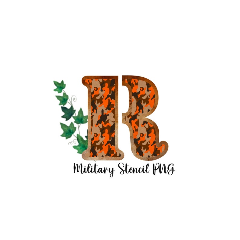 Military Stencil, Alphabet, Font, PNG, Clipart, Sublimation, Orange ...