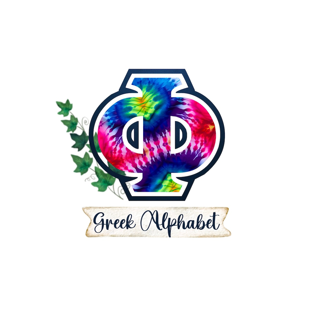 Greek Letters, Sorority Letters, Greek Font, Clipart, College Merch ...