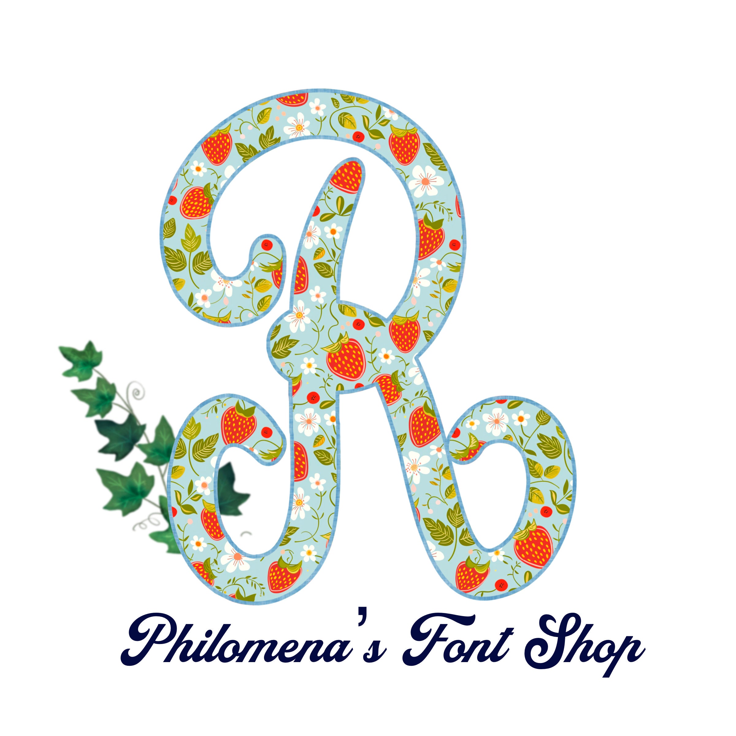 Monogram Font, Script Letters, Alphabet, Initials, PNG, Preppy Stuff ...