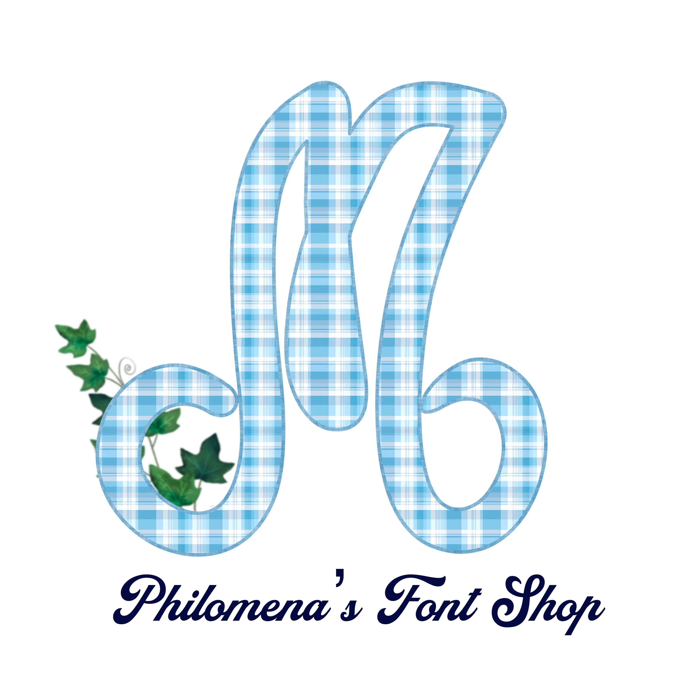 Monogram Font, Script Letters, Alphabet, Initials, PNG, Preppy Stuff ...