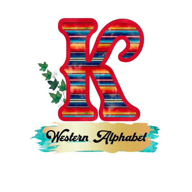 Western Font, Letters, PNG Alphabet, Sublimation, Cowgirl, Vintage ...