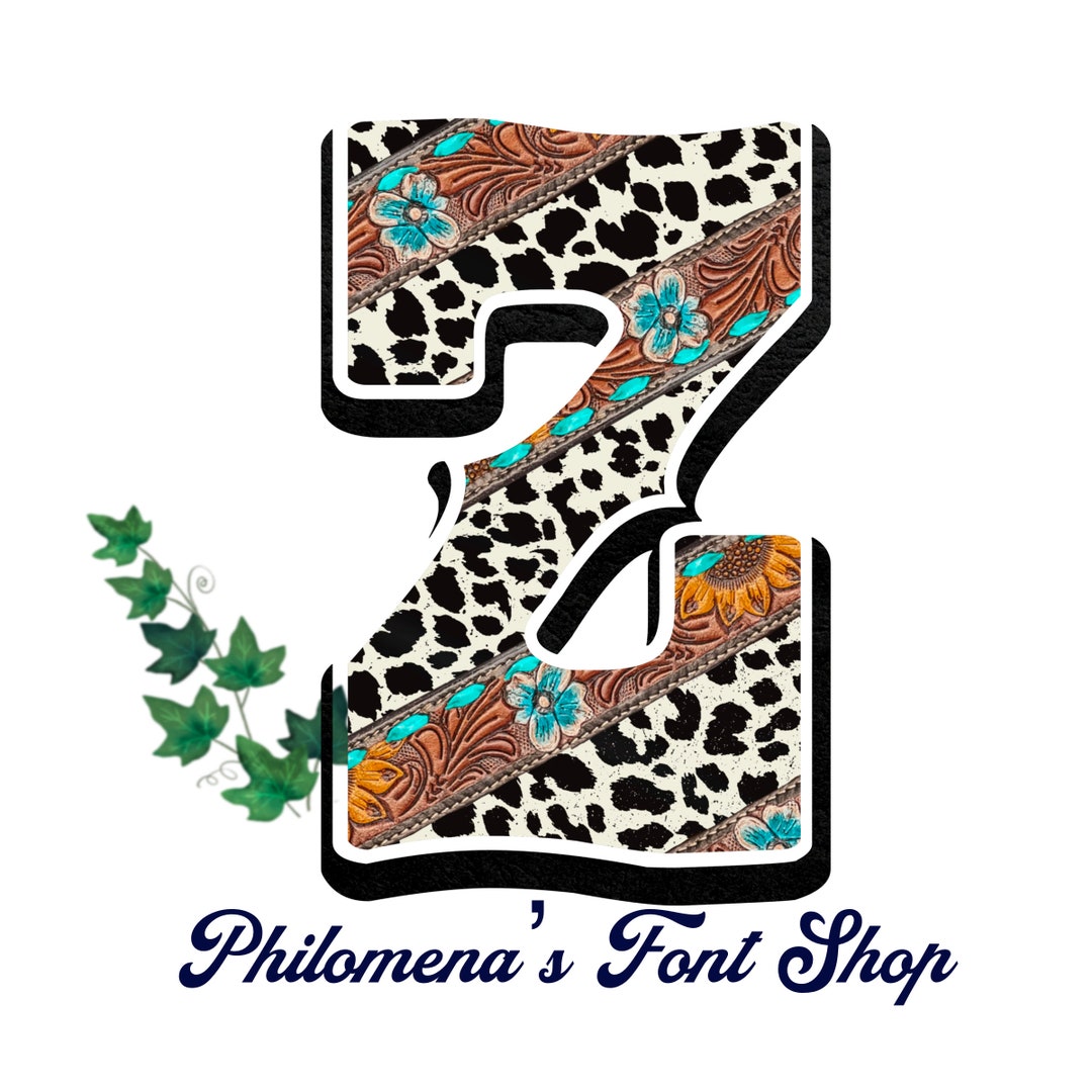 Western Font, Letters, PNG Alphabet, Sublimation, Cowgirl, Vintage ...