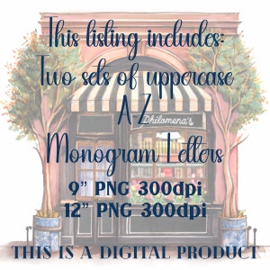 Monogram Font, Script Letters, Alphabet, Initials, PNG, Preppy Stuff ...