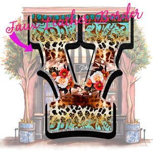 Western Font, Letters, PNG Alphabet, Sublimation, Coastal Cowgirl ...