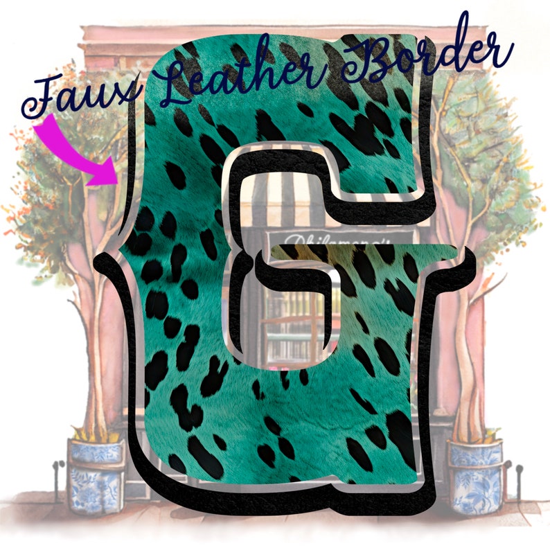 Western Font, Letters, PNG Alphabet, Sublimation, Cowgirl, Faux Leather ...