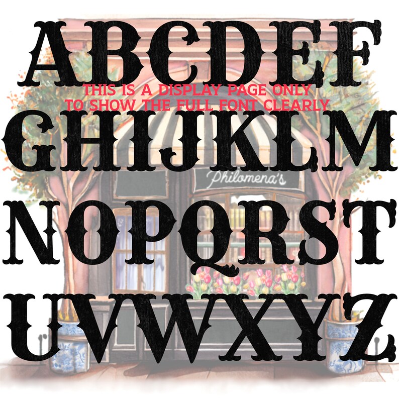 Western Font, Western Letters, Alphabet, PNG, Sublimation, Coastal ...