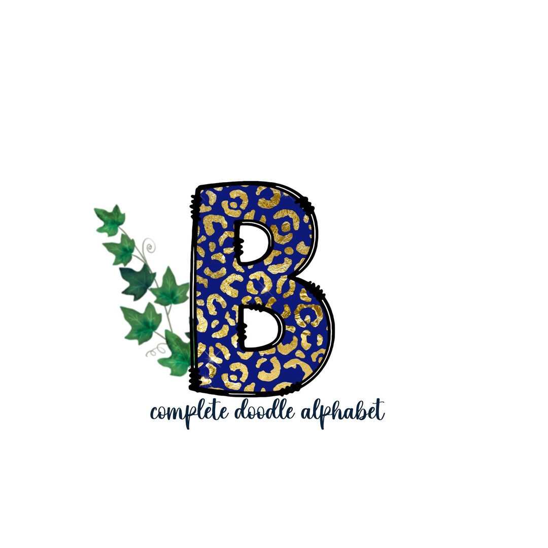 Doodle Letters, Doodle Alphabet, Font, PNG, Clipart, Sublimation ...