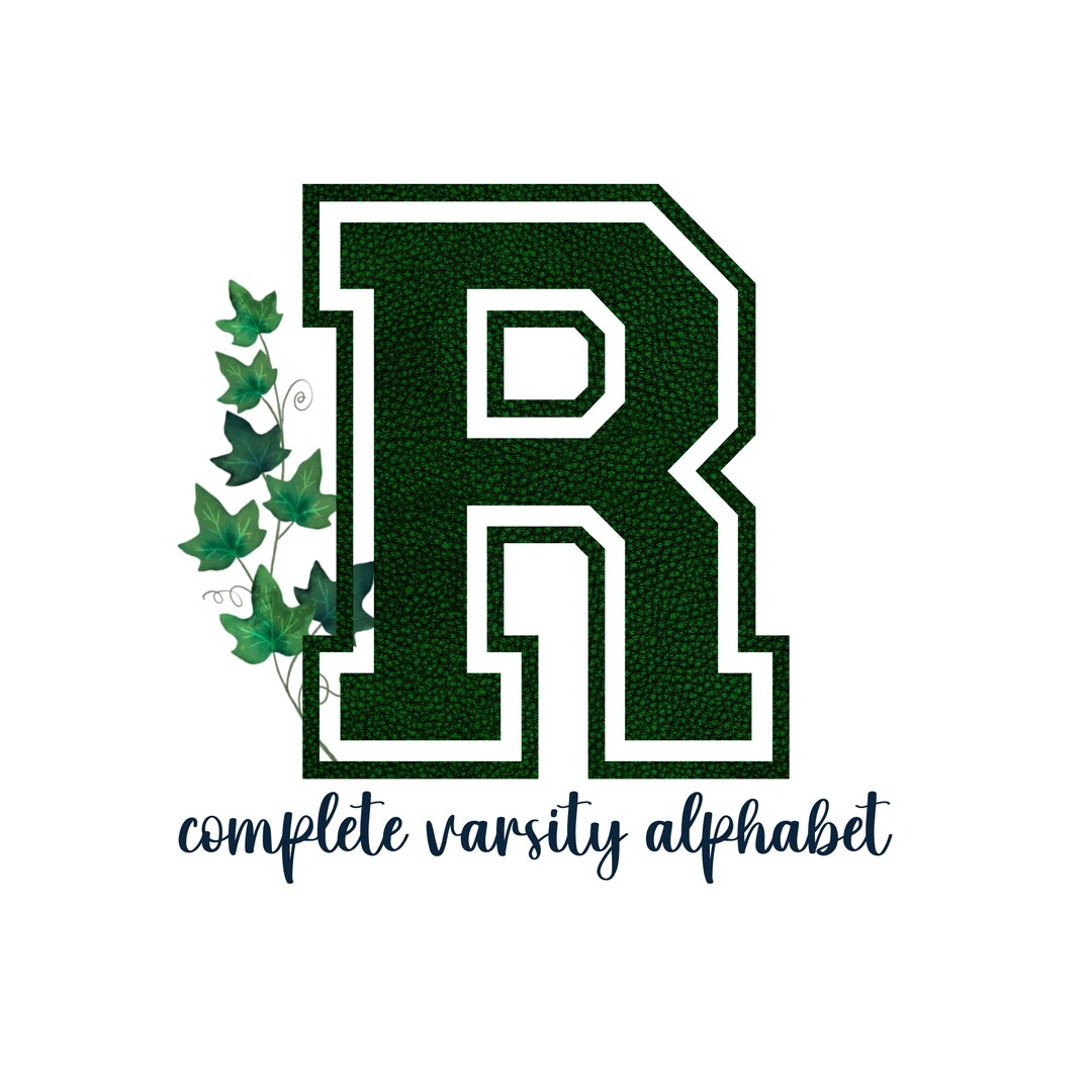 Lettermanvarsity Font,varsity, Sorority Letters, Alphabet, Clipart, PNG ...