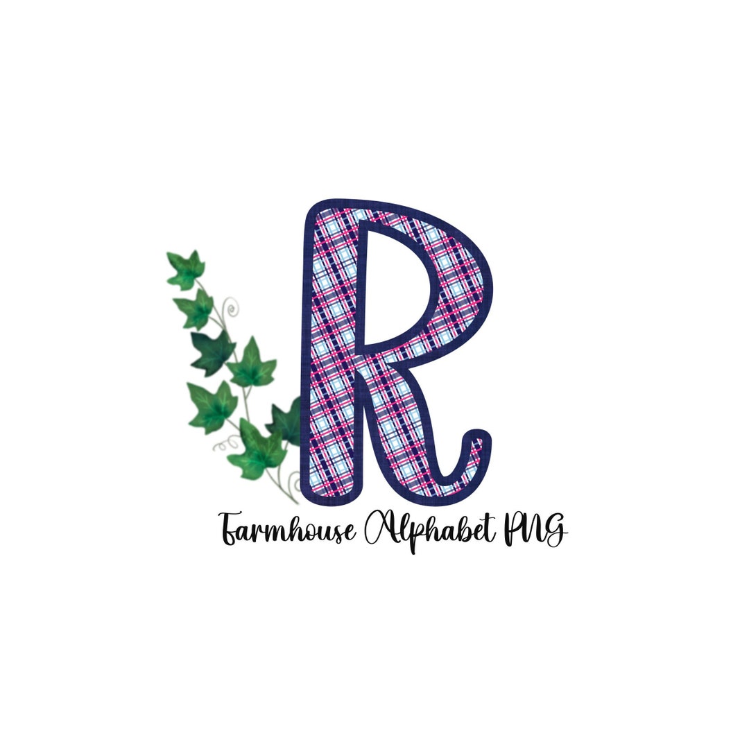 Farmhouse Font, Alphabet, Font, PNG, Clipart, Sublimation, Plaid, Pink ...