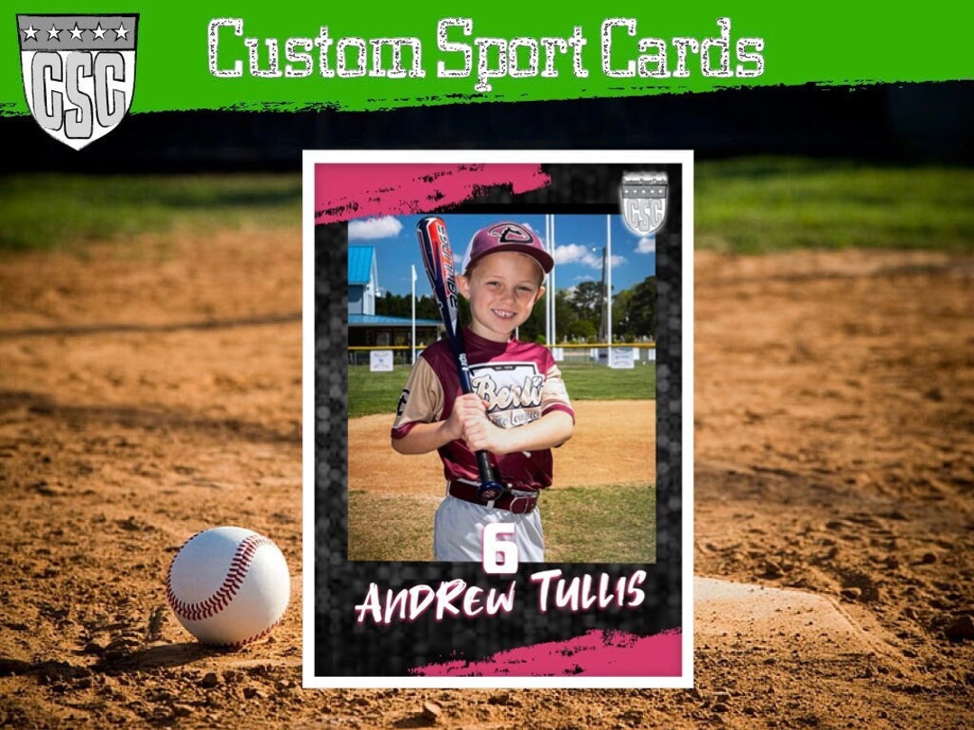 Personalized Custom Sport Cards - Etsy