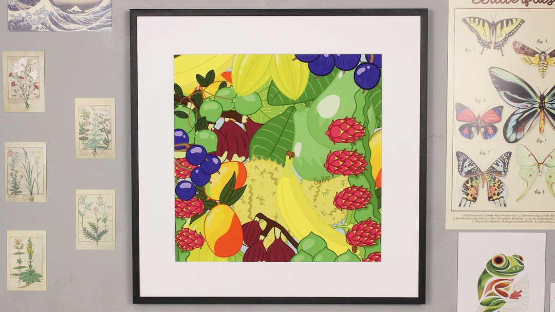 Fantastic Fruit Art Print - Etsy