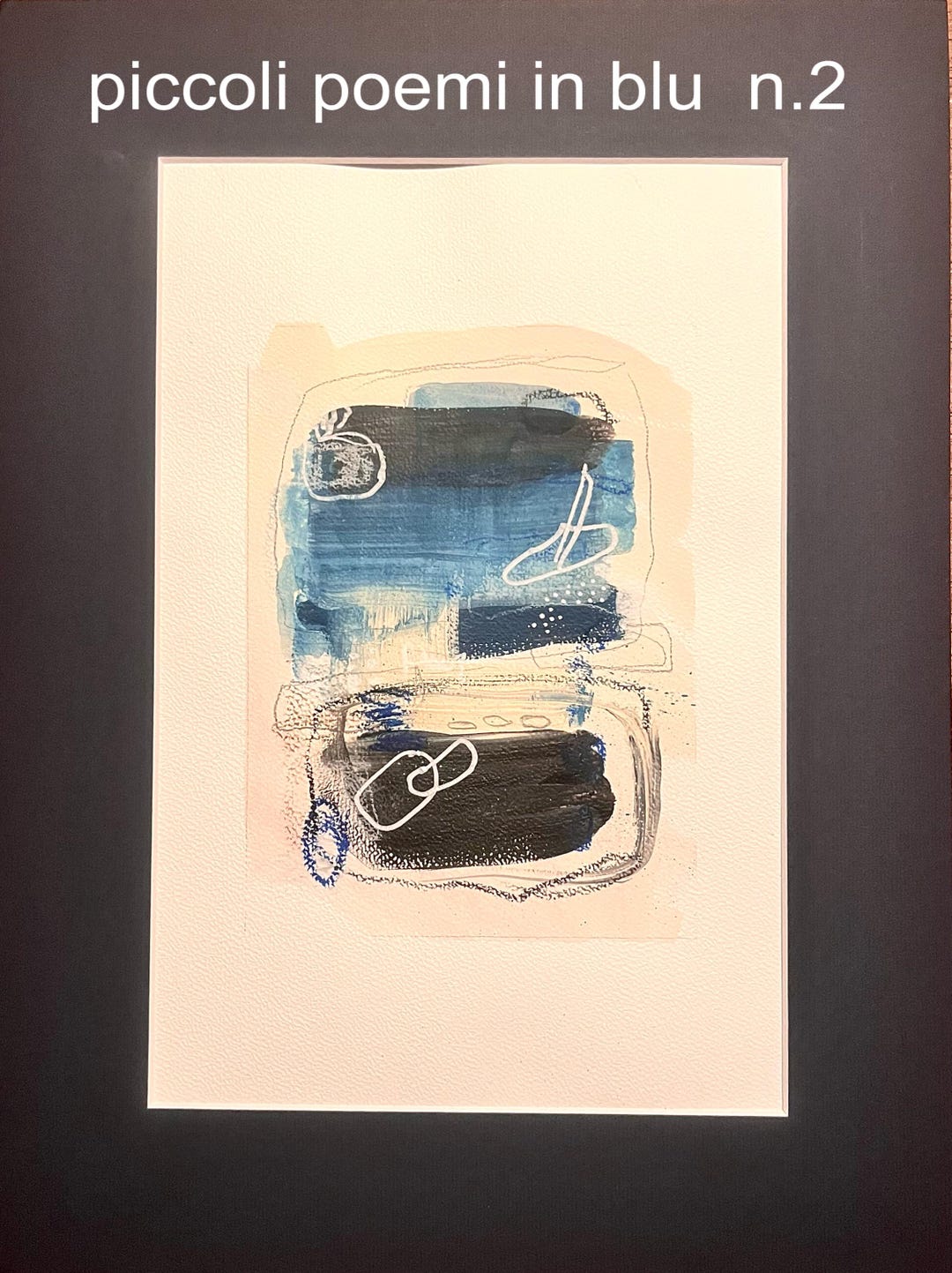 Little Poem in Blue No.2 - Etsy