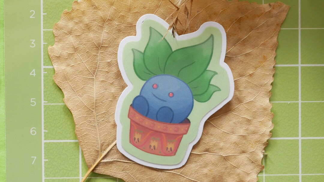 Oddish Stickers Vinly Stickers Fanmade - Etsy
