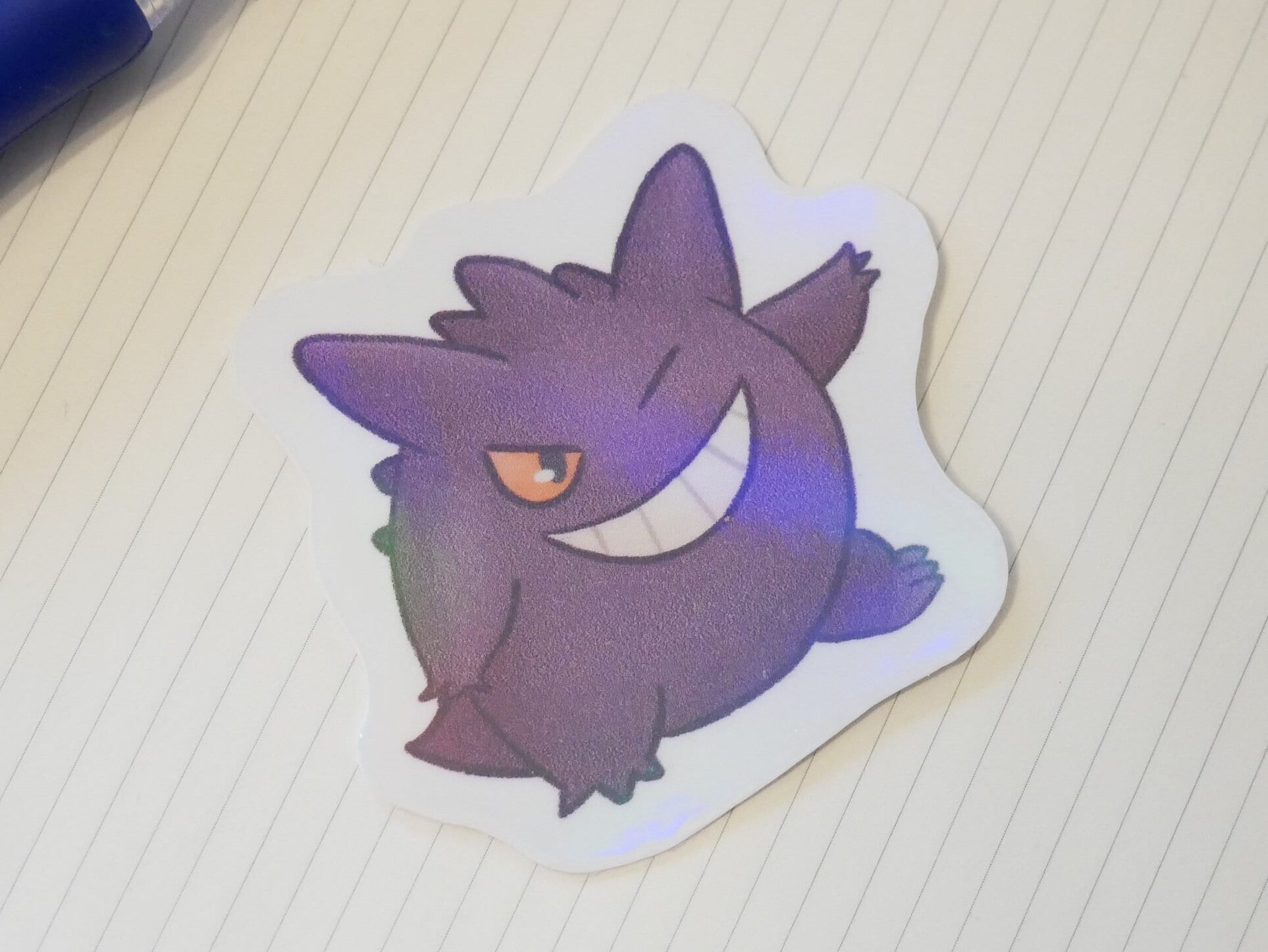 Gengar Stickers Vinly Stickers Fanmade - Etsy