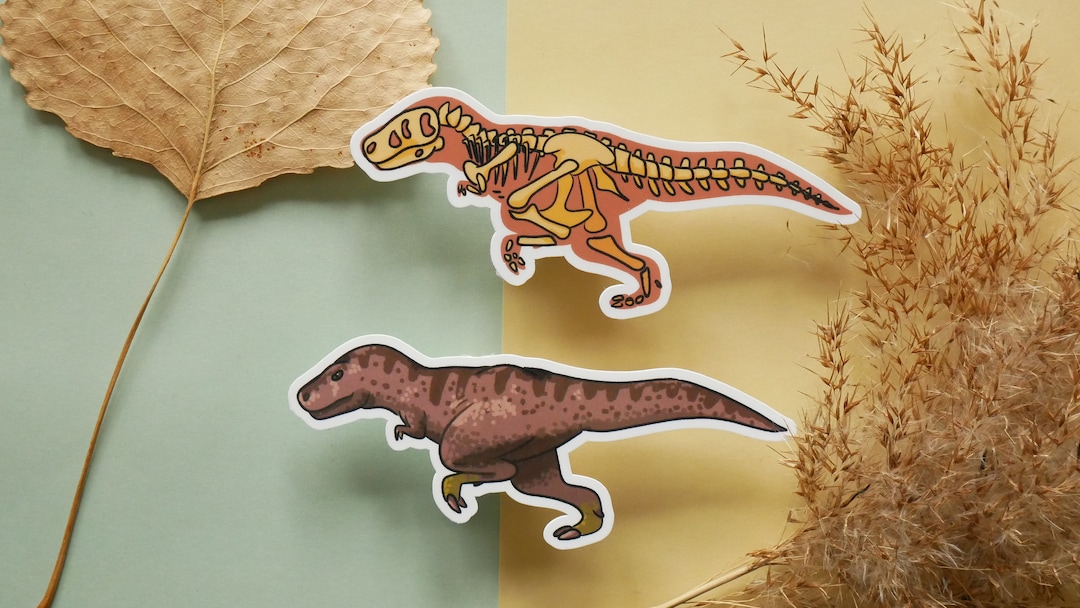 Cute T-rex Sticker | Vinyl T-rex Sticker - Etsy