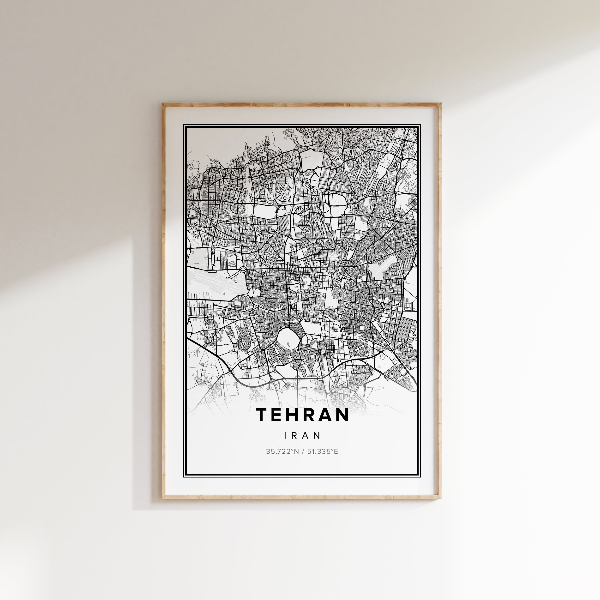 Tehran Art Print, Set of 3, Tehran Gallery Wall Art, Tehran Poster ...
