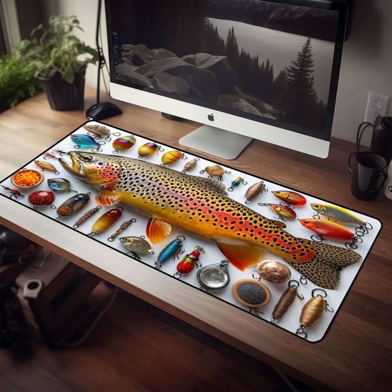 Fly Fishing Mouse Pad - Etsy