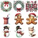 20 PNG, 300 DPI, Christmas Elements, Watercolor Clipart, Commercial Use ...