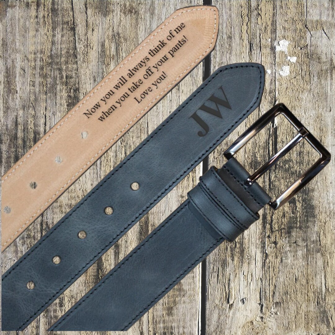 Personalized Belt, Custom Leather Belt, Name Belt, Custom Belt, Fathers ...