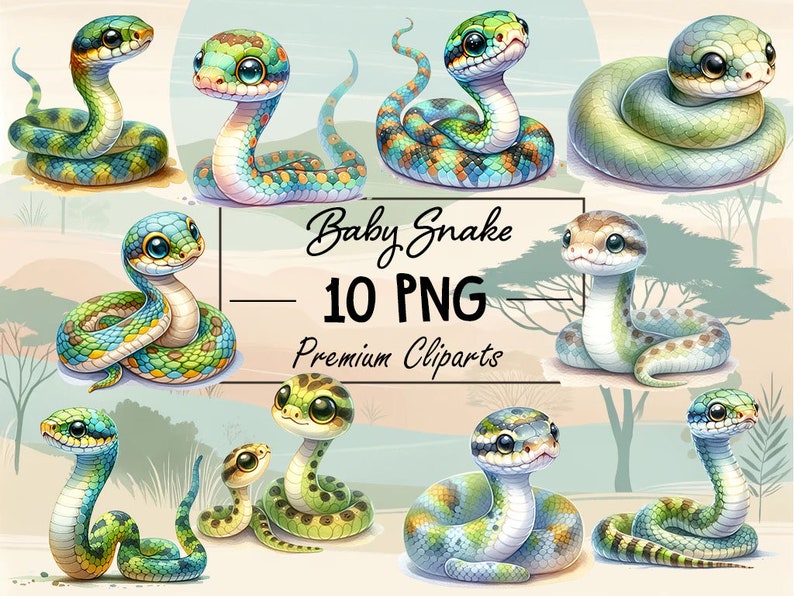 Captivating Baby Snake PNG Collection - Set of 10 Exotic Snake Images ...