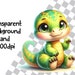 Adorable Baby Dino PNG Collection - Set of 10 Cute Dinosaur Images for ...