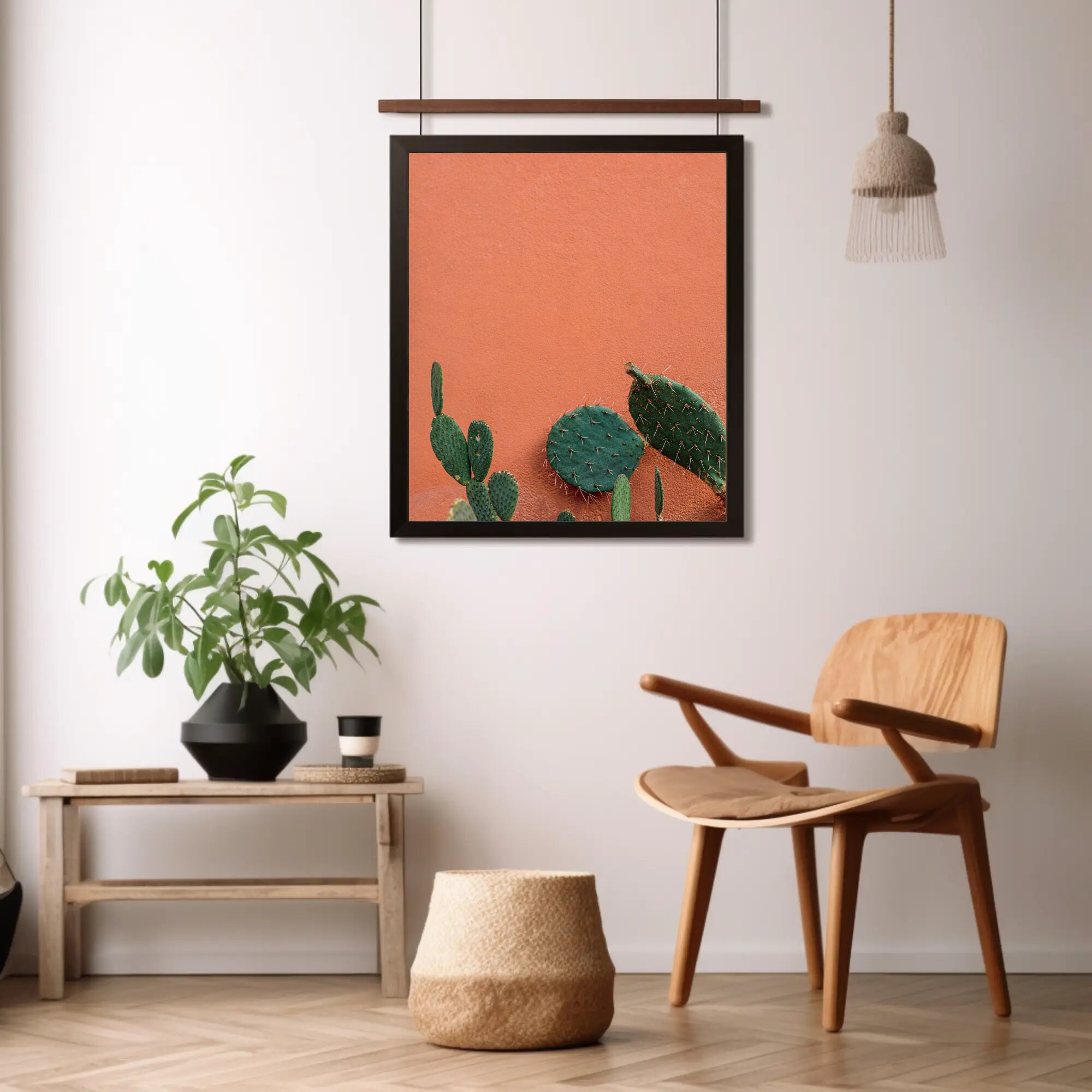 Colorful Cactus Print, Western Wall Decor, Cactus Wall Art, Minimalist ...