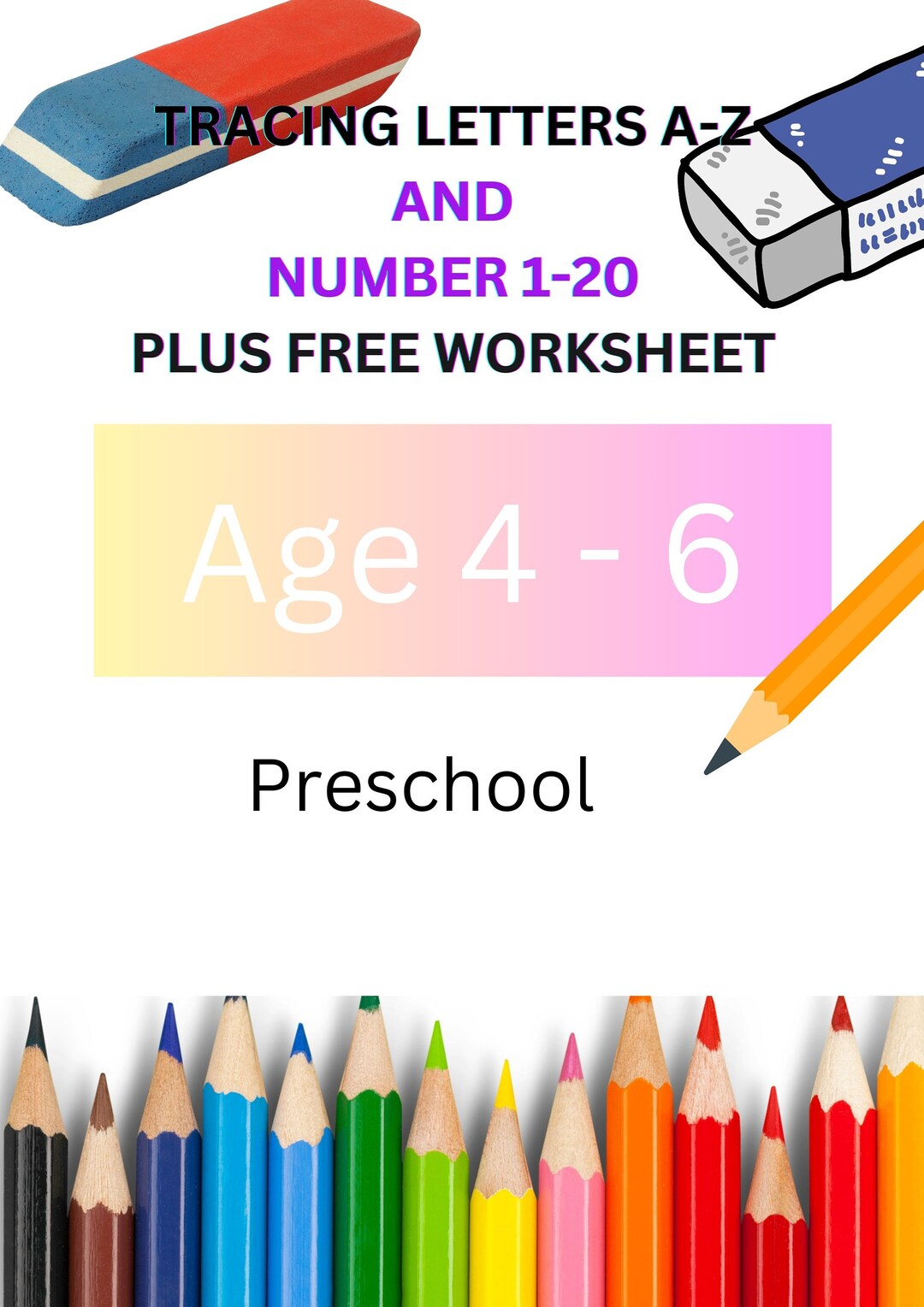 Tracing Coloring Pages for Preschool - Etsy