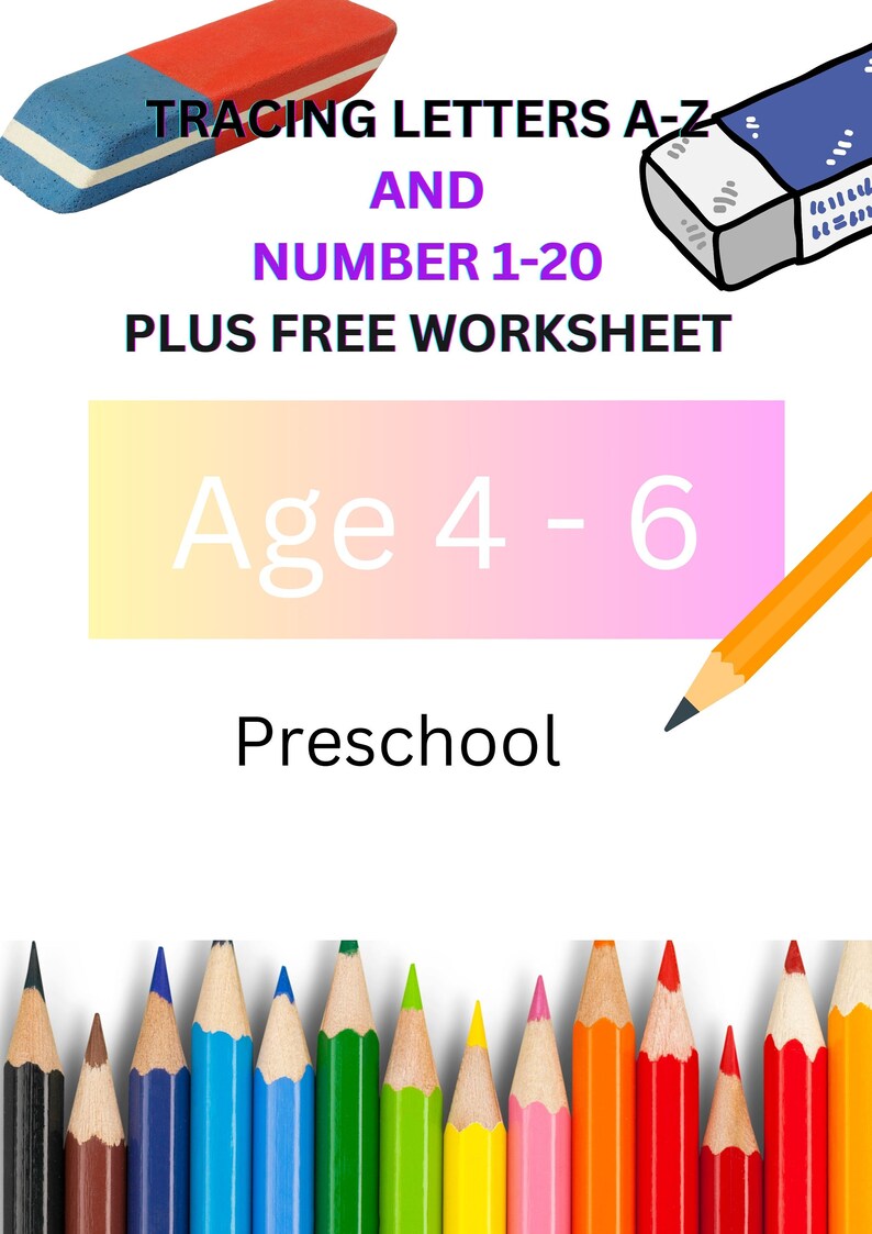 Tracing Coloring Pages for Preschool - Etsy