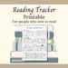 TWO Printable Reading Trackers, 100 Books Reading Log and 52 Books ...
