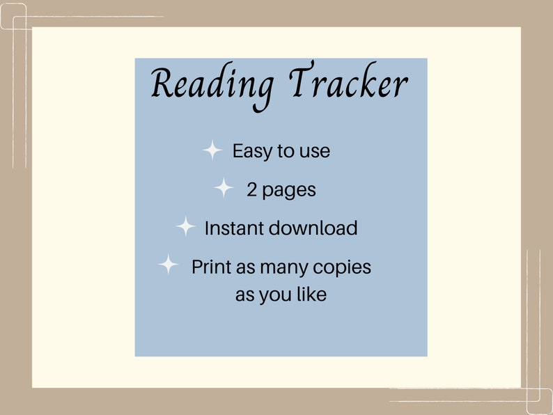TWO Printable Reading Trackers, 100 Books Reading Log and 52 Books ...