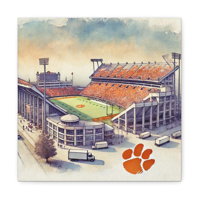 Clemson Art - Etsy