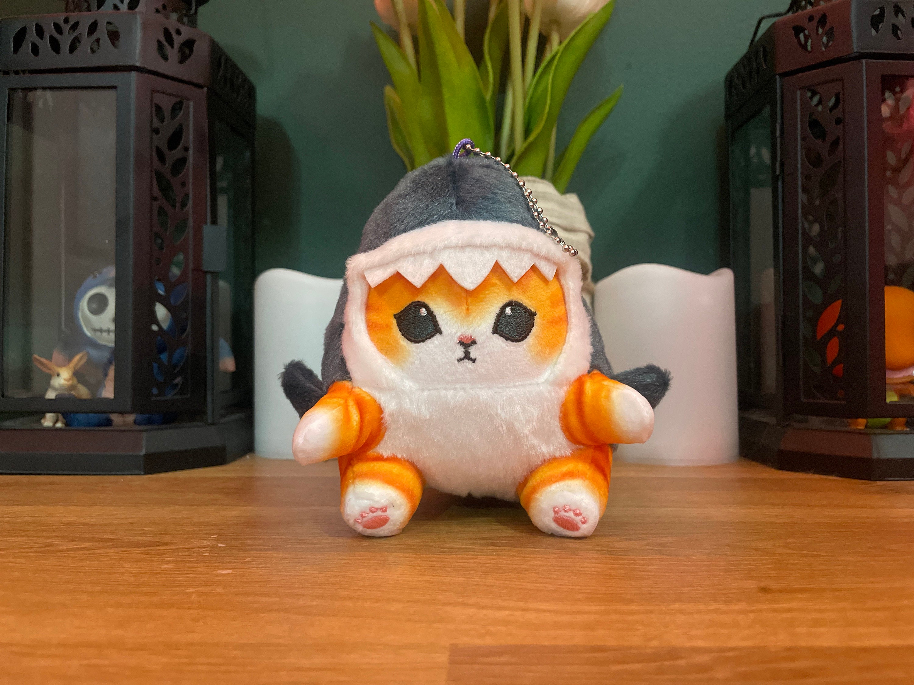 Cute Kawaii Cat Shark Plush Keychain 5 Inch - Etsy