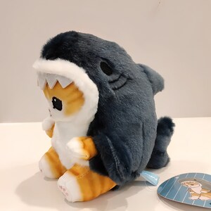 Cute Kawaii Cat Shark Plush Keychain 5 Inch - Etsy